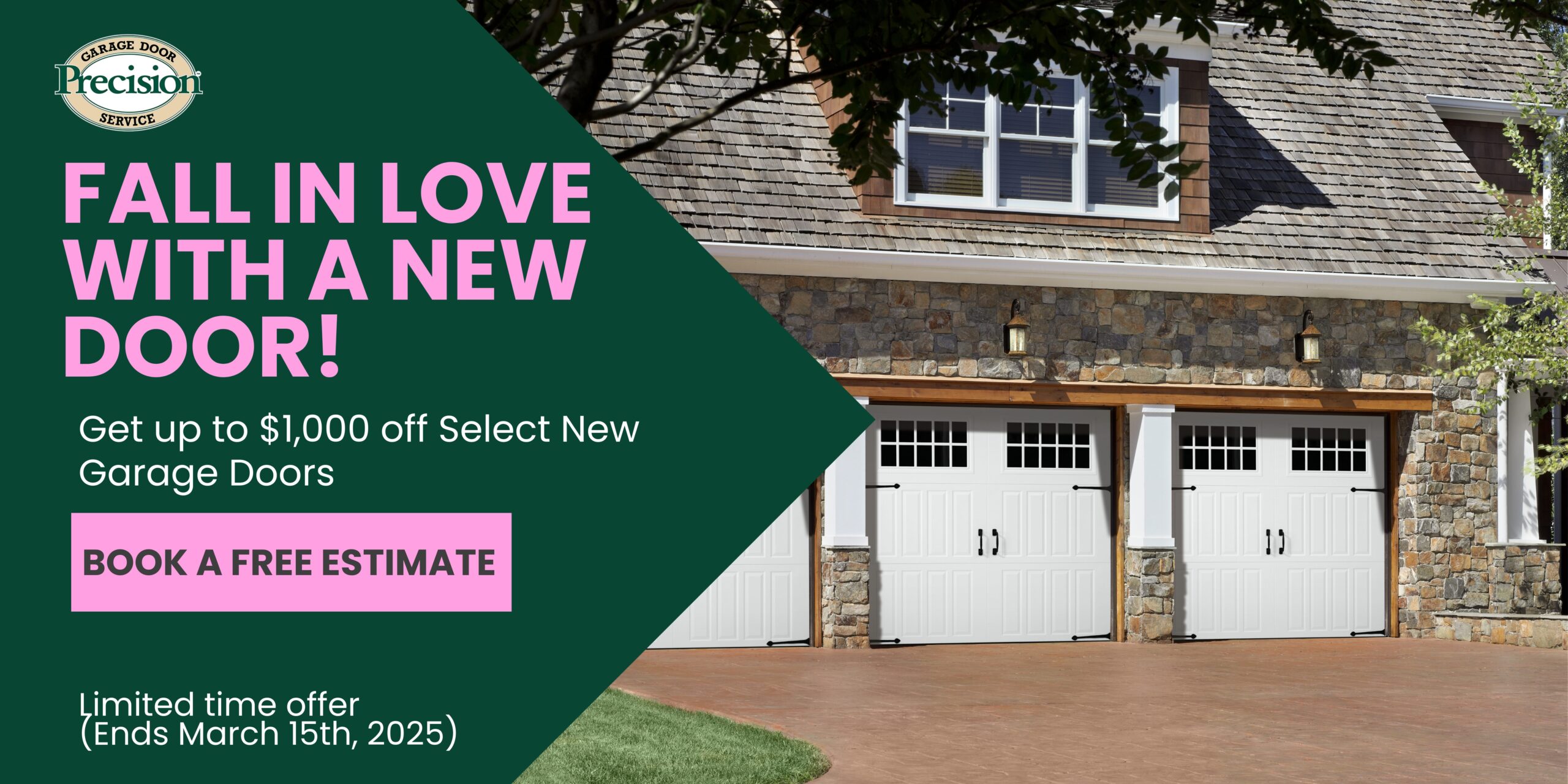 Garage Door Coupons & Discounts - Precision Garage Door